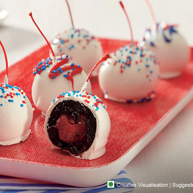 Oreo Cherry Bomb Cookie Balls Recipe | Cadbury Desserts Corner