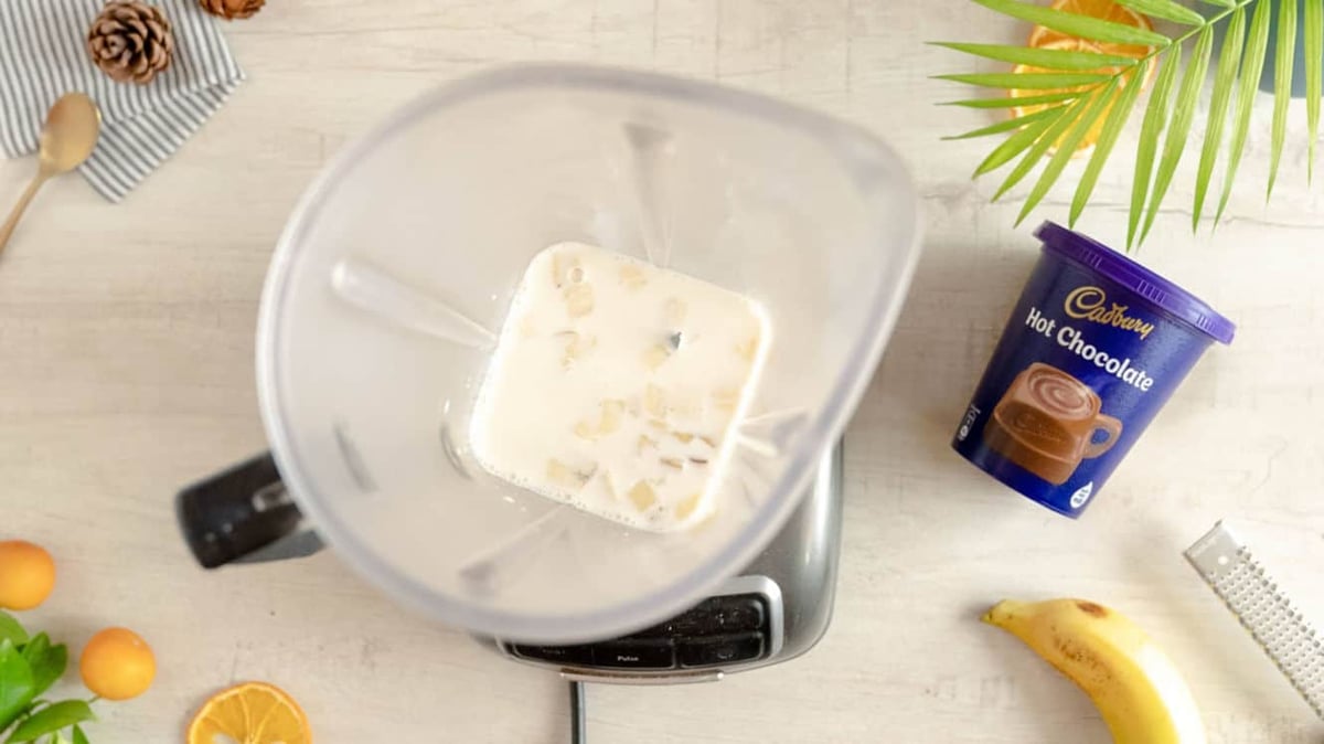 Banana & Orange Zest Hot Chocolate Recipe | Cadbury Desserts Corner