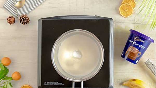 Banana & Orange Zest Hot Chocolate Recipe | Cadbury Desserts Corner