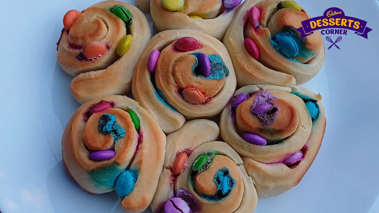 Bread Roll with Cadbury Gems | Cadbury Desserts Corner