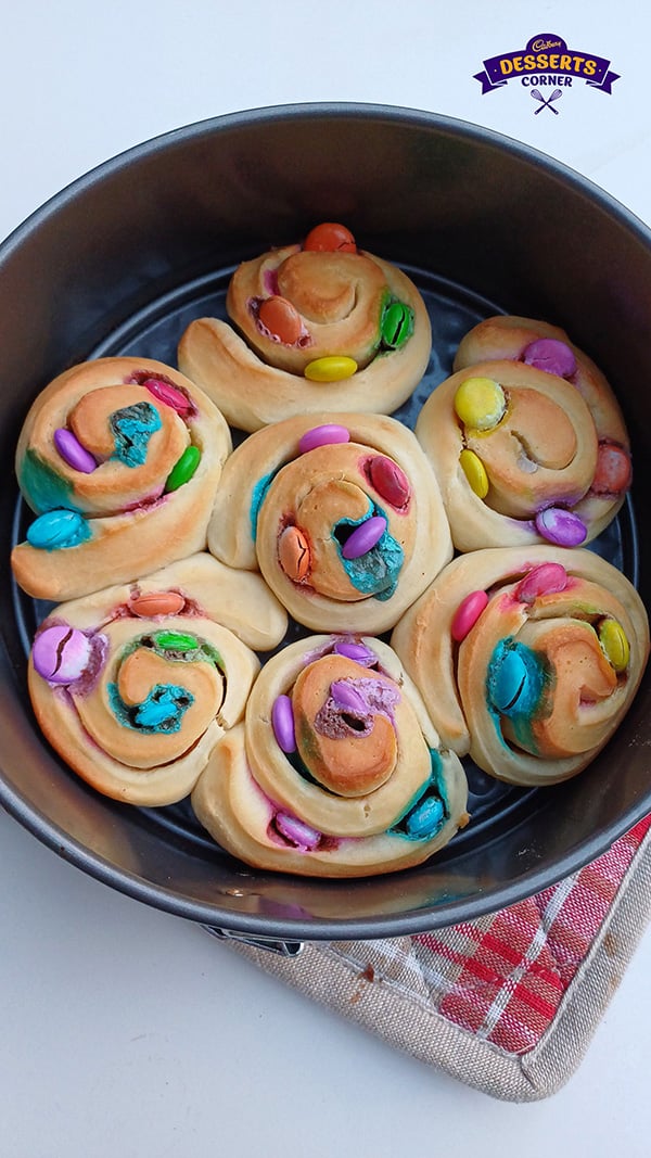 Bread Roll with Cadbury Gems | Cadbury Desserts Corner