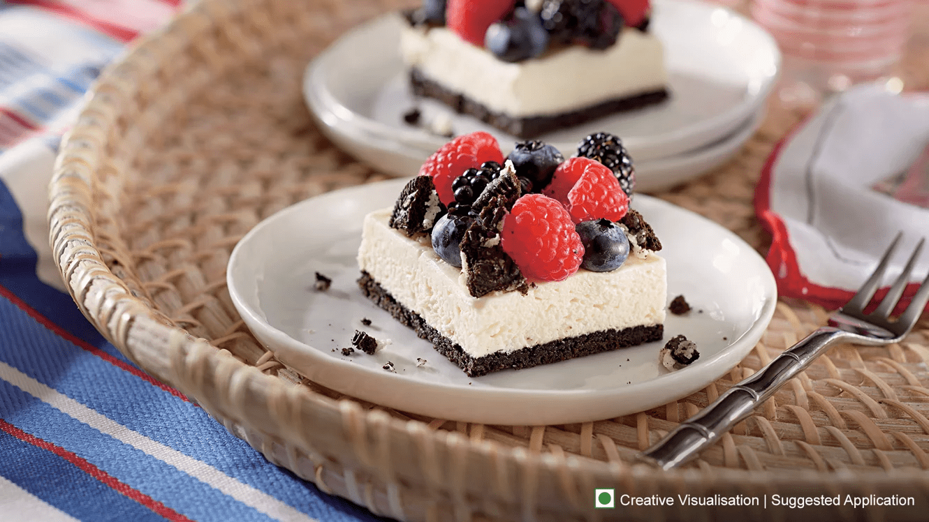 Oreo Berries and Creme Squares Recipe | Desserts Corner