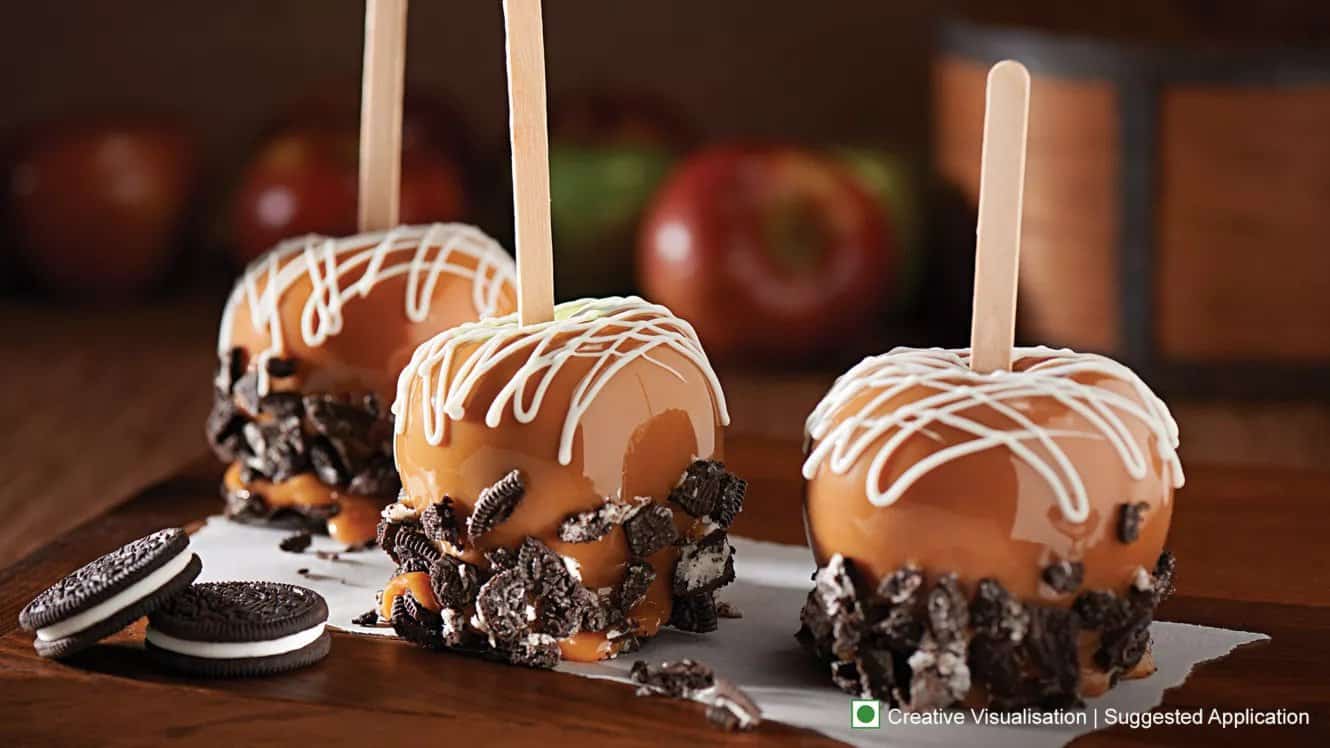 OREO Caramel-Dipped Apples Recipe | Cadbury Desserts Corner