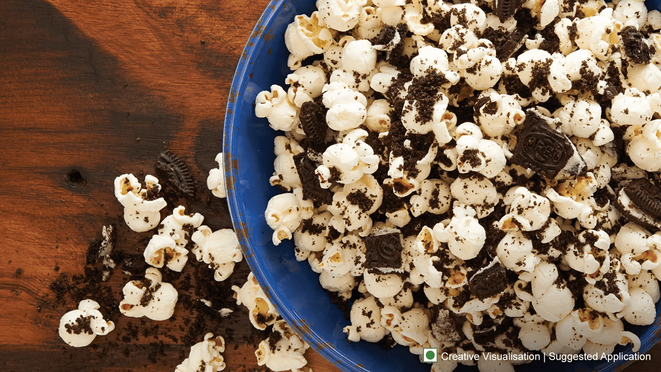 Oreo Popcorn Recipe | Desserts Corner