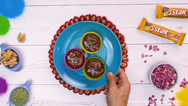 Thandai Chocolate Fudge | Desserts Corner