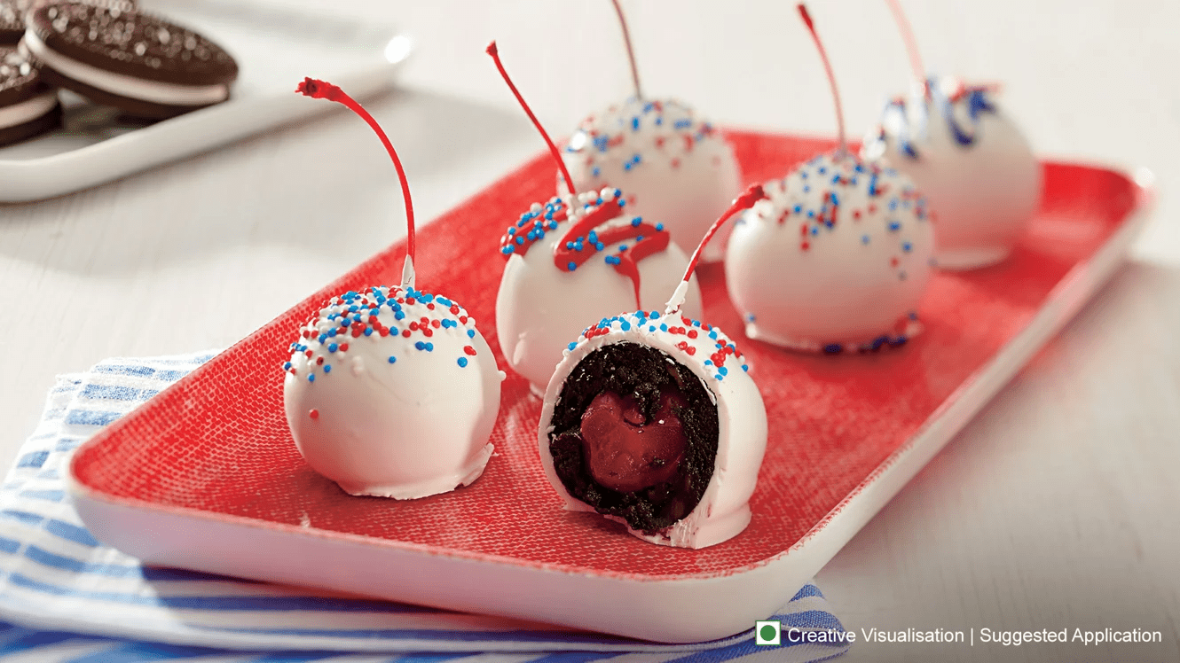 Oreo Cherry Bomb Cookie Balls Recipe | Cadbury Desserts Corner