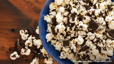 Oreo Popcorn Recipe | Desserts Corner
