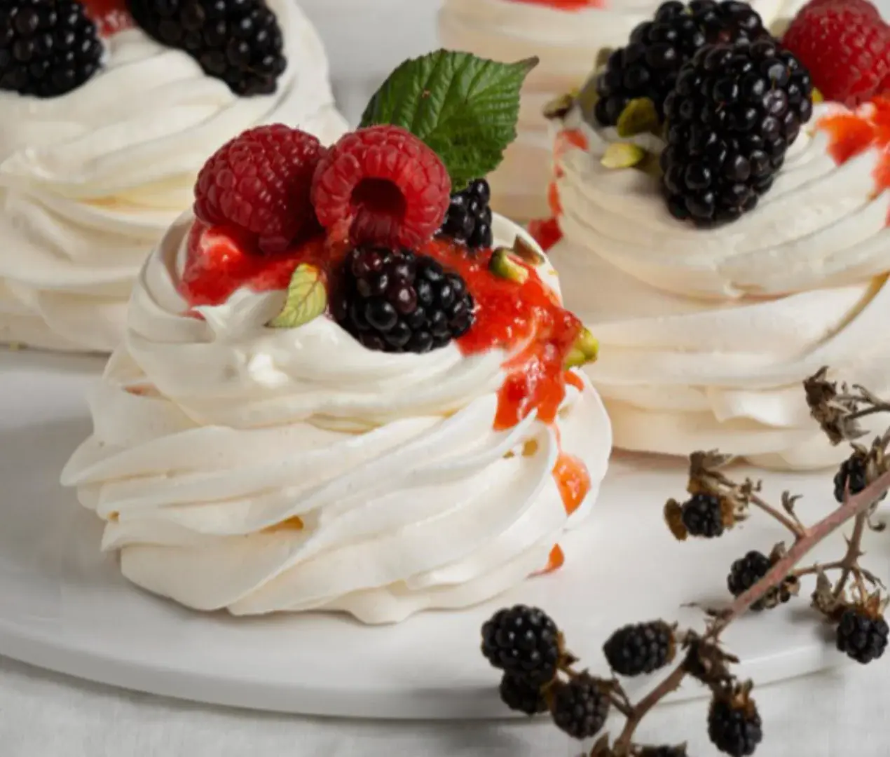 Winter Wonderland-Inspired Mousses