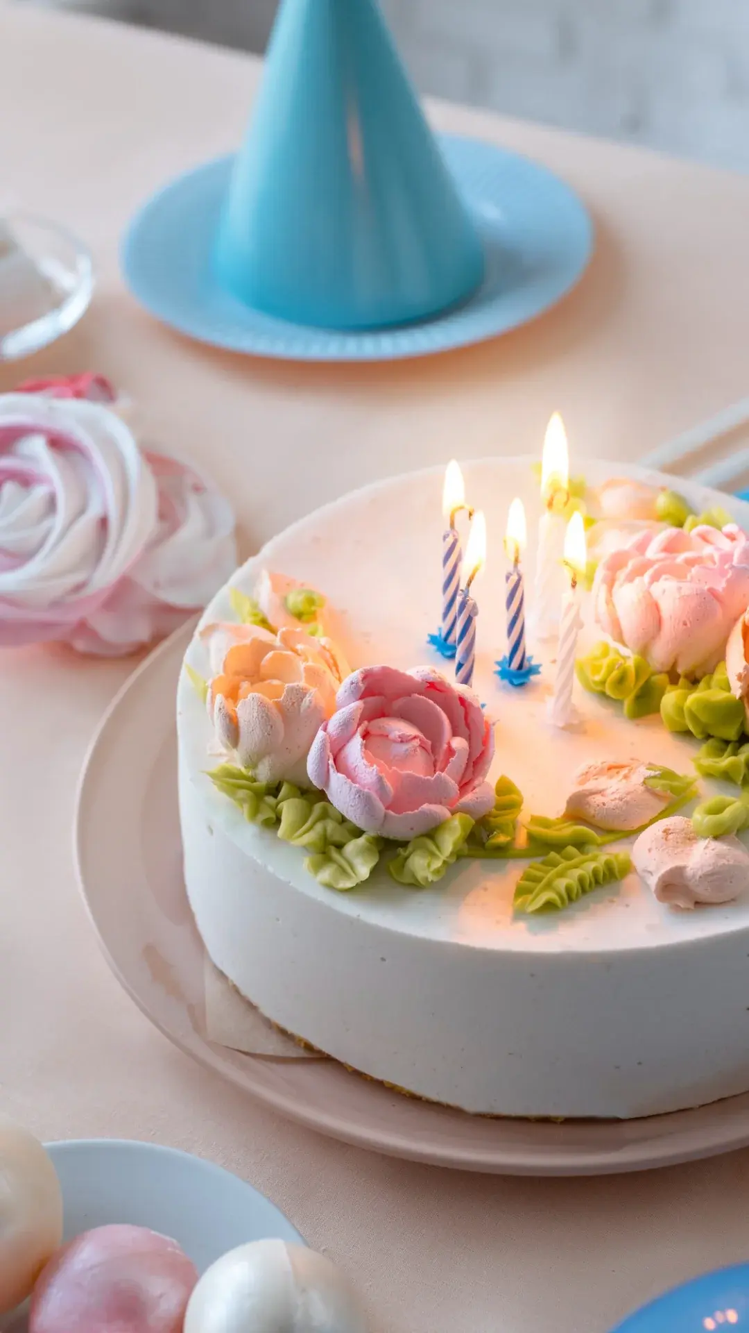 Watercolor Birthday Cake