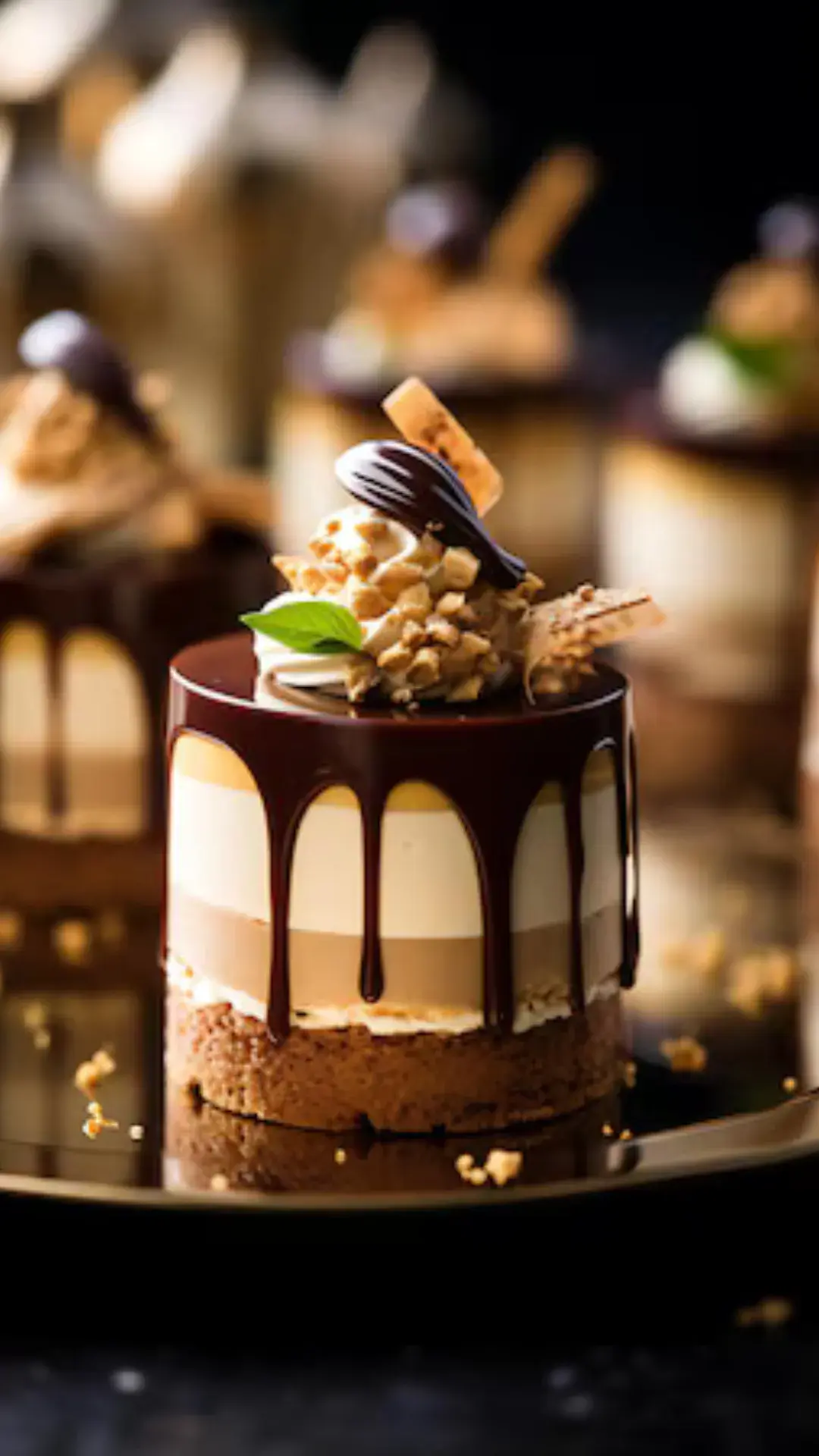 Adding A Chocolate Ganache Twist To Your Mini Cheesecakes