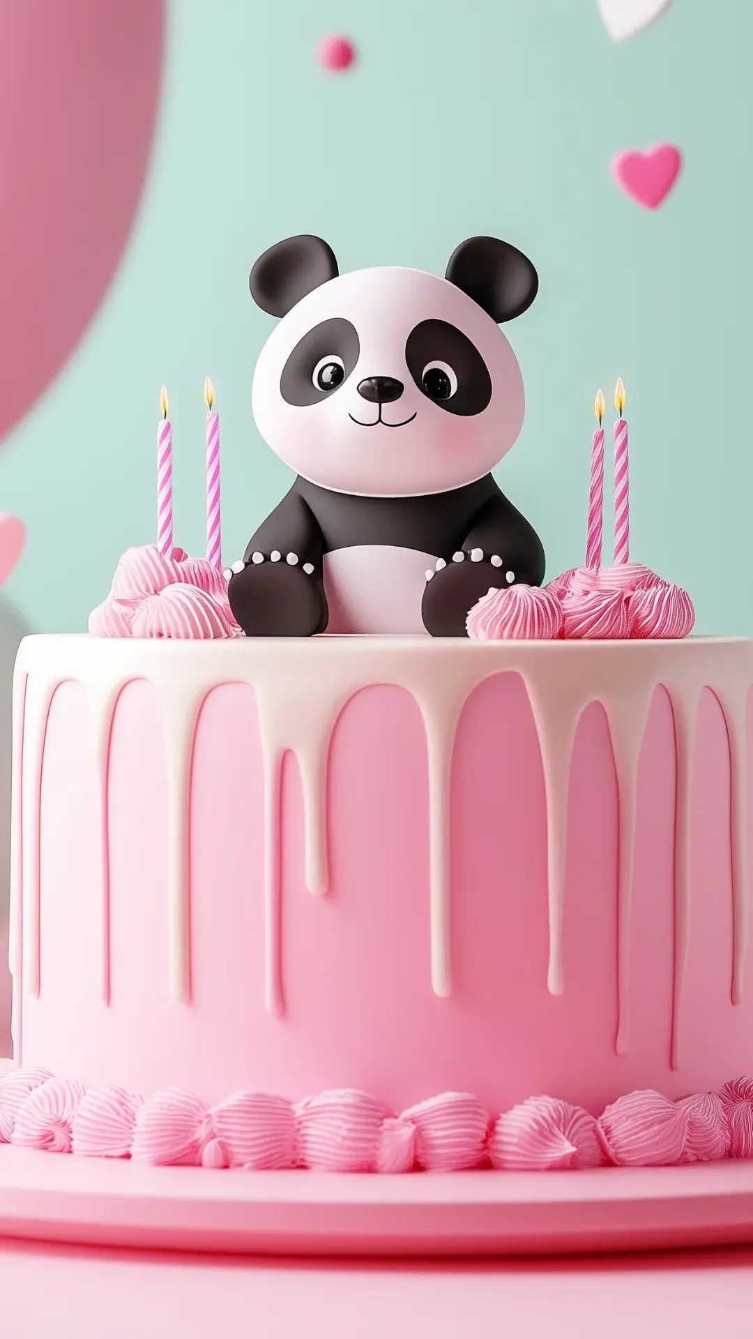 Adorable Fondant Panda Cakes For Kids' Birthday Parties