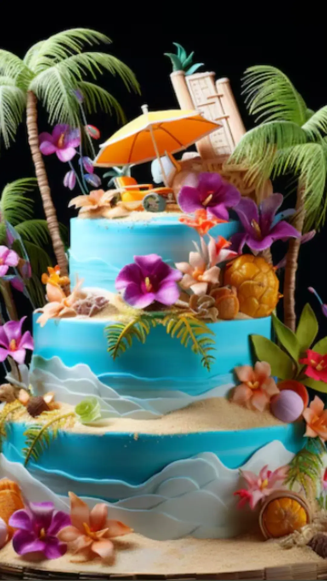 Beach-Themed Cake Designs For Summer Birthdays