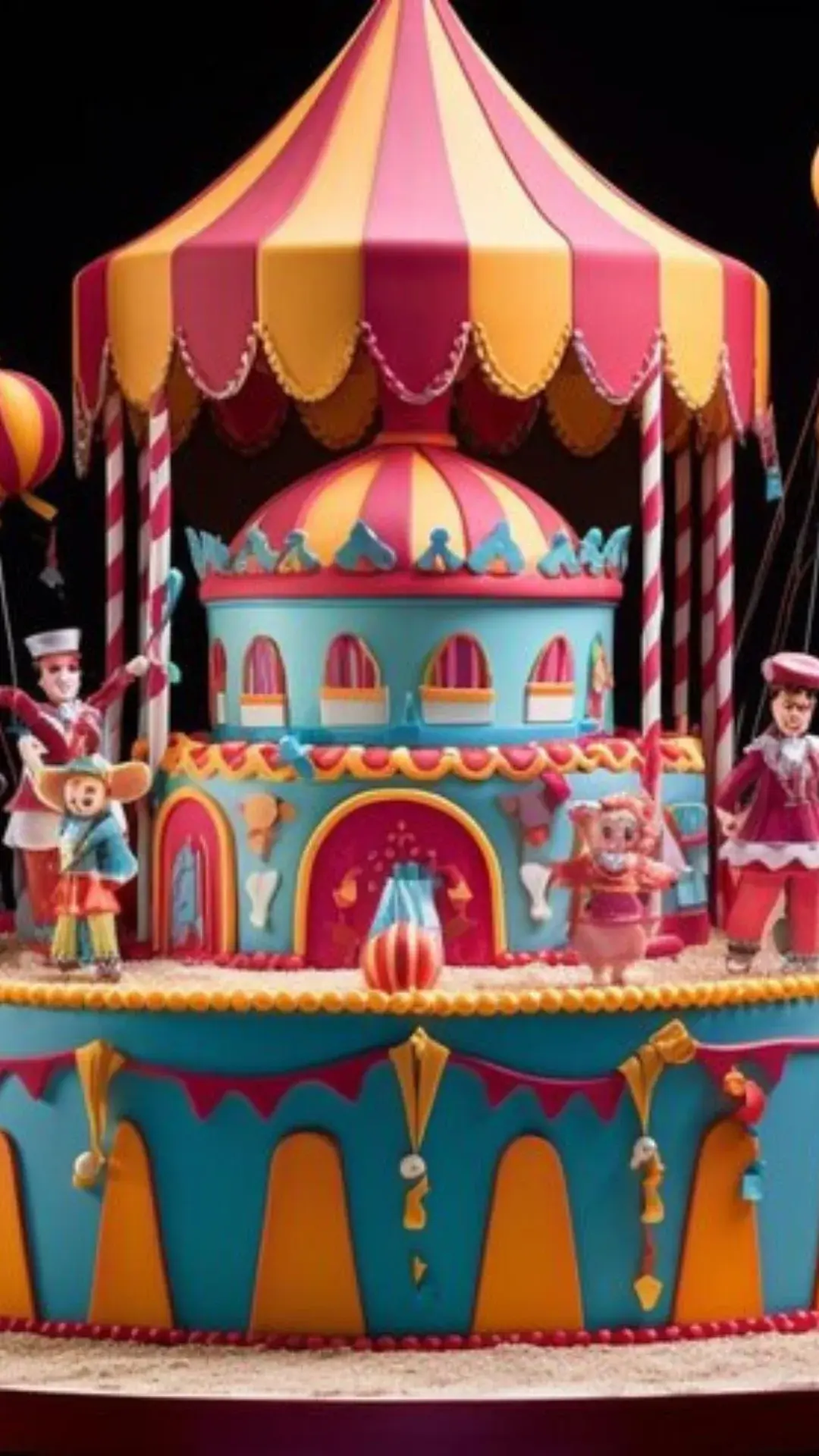 Circus-Themed Cake Designs For A Big Top Party