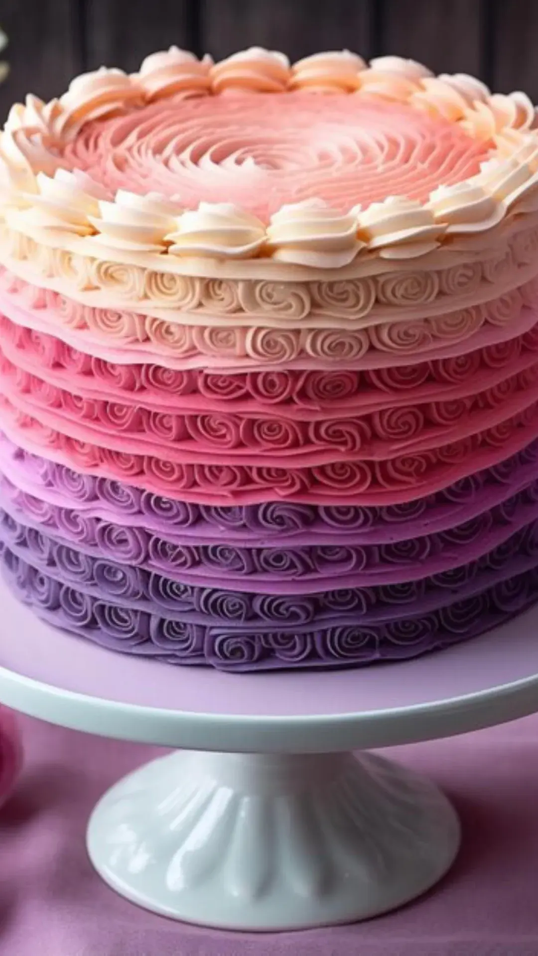 Cute and Colorful Rainbow Baby Shower Cakes