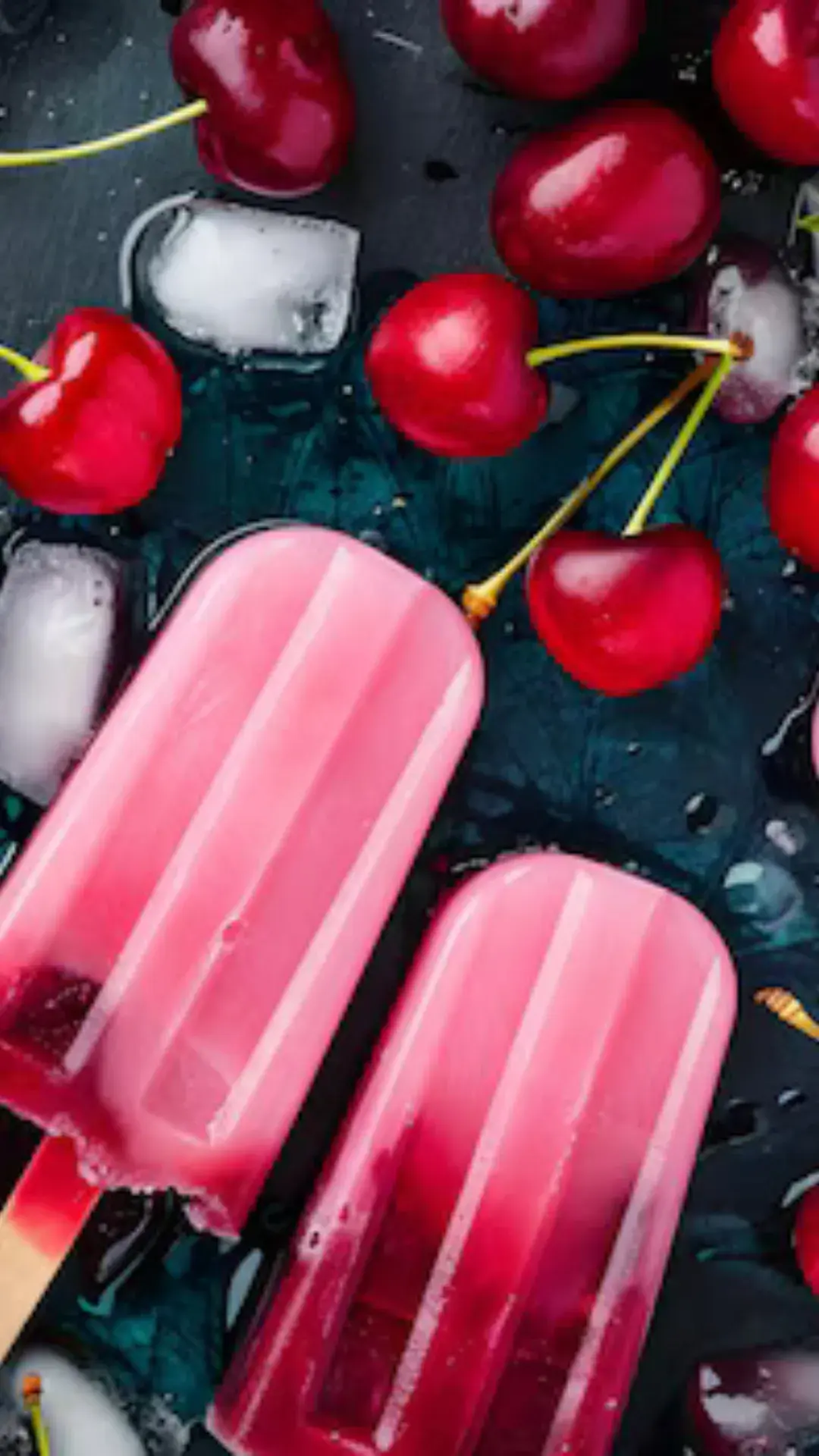 DIY Cherry Popsicles For Weekend Treats