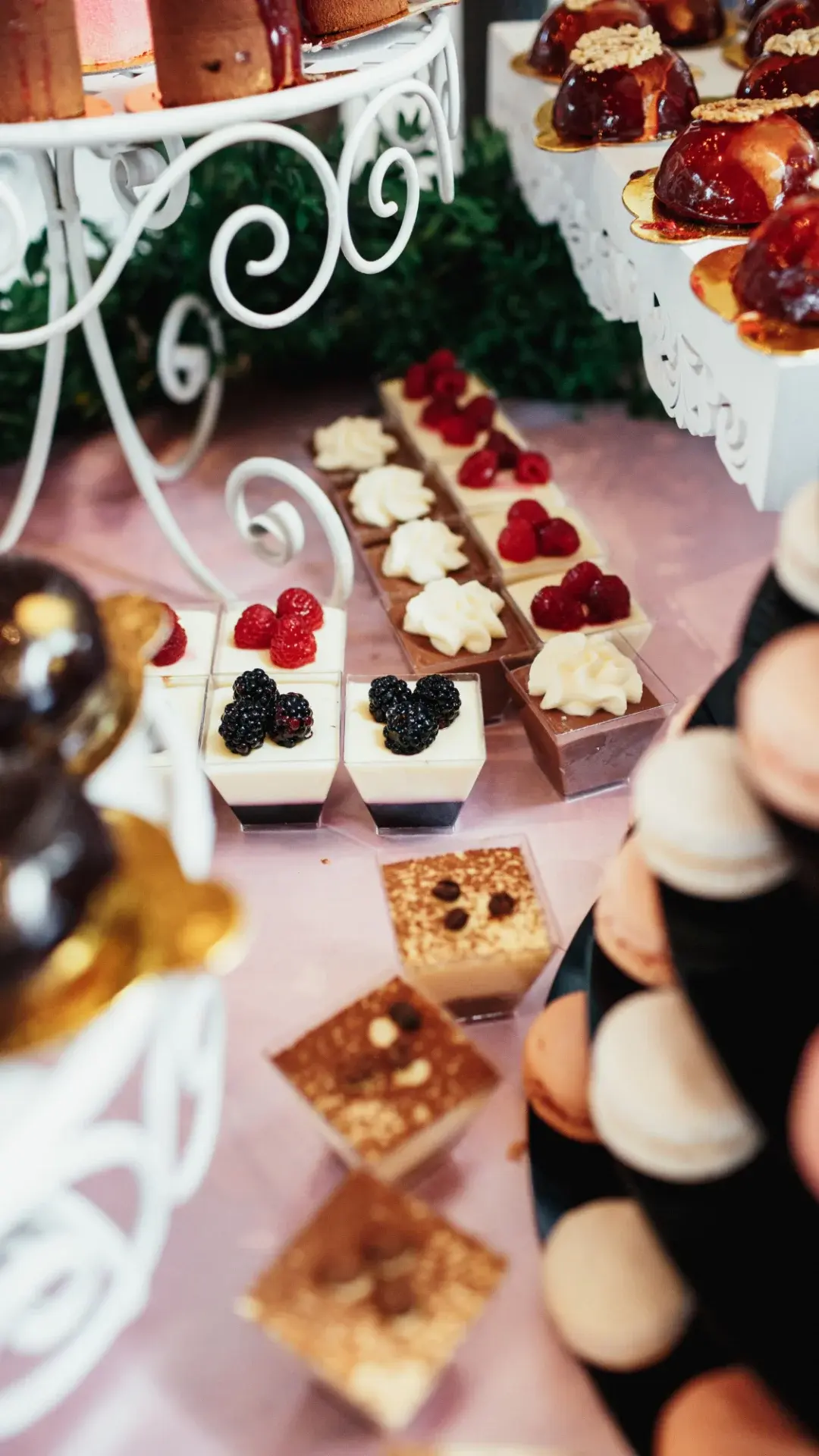 Venetian Dessert Display Italian Style Wedding Cakes In