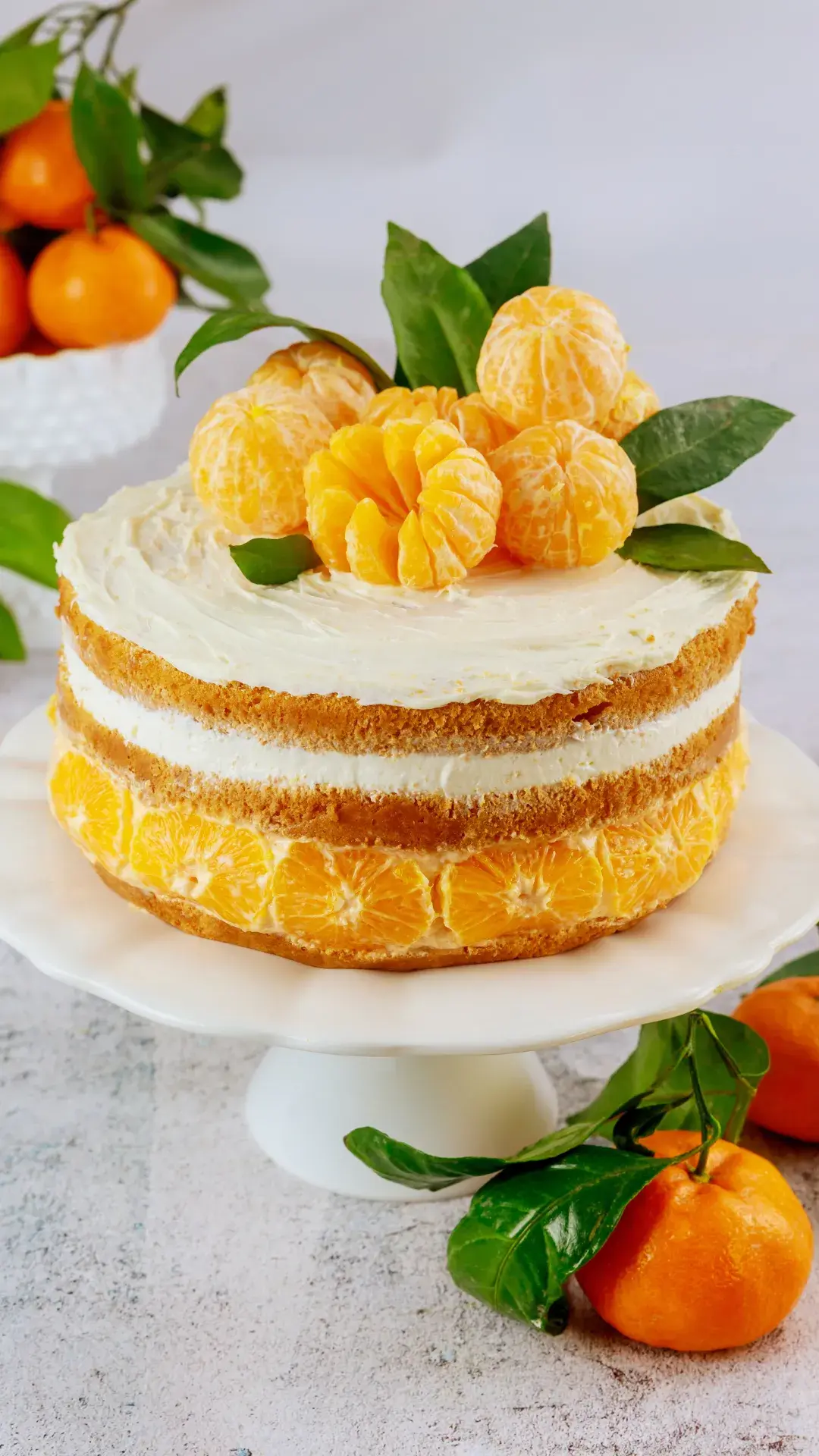 How To Decorate An Orange Creamsicle Ice Cream Cake For A Winter Gathering