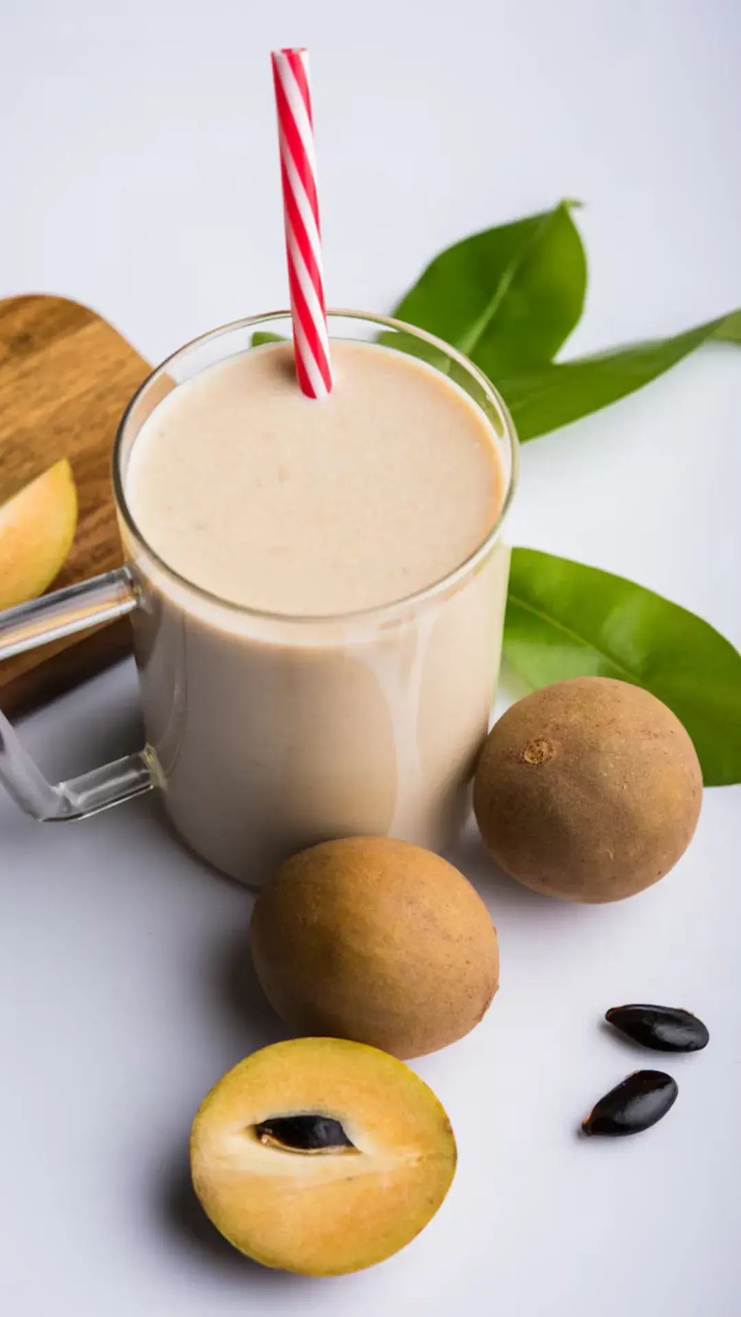 Refreshing Chikoo Cashew Milkshake Recipe For Hot Days