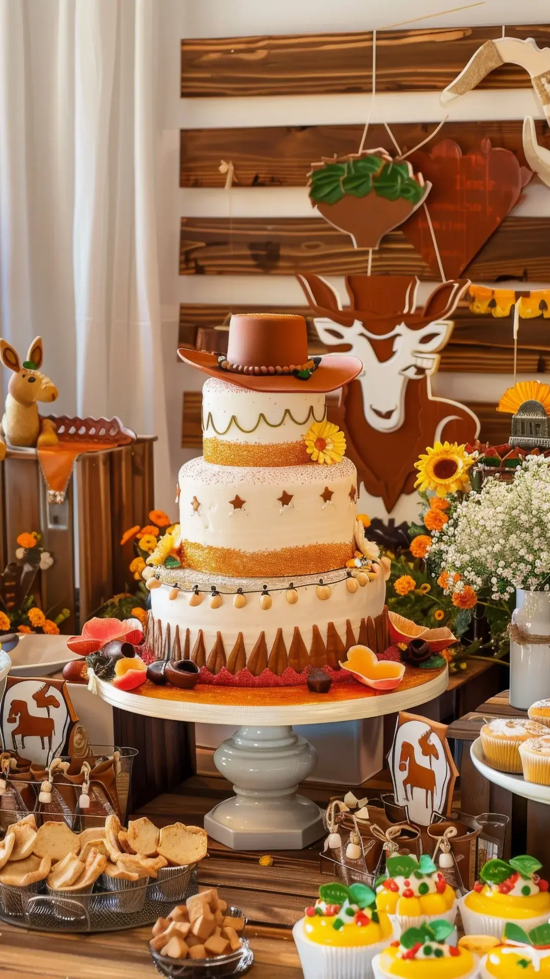 Western-Themed Cake Designs For Little Cowboys